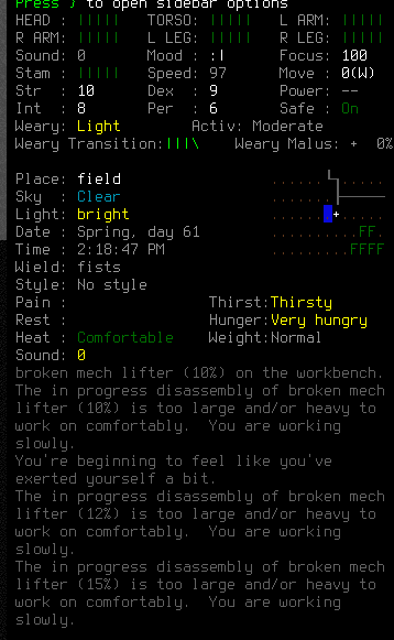 Cannot Disassemble A Large Item Even With A Workbench · Issue 58288 · Cleverravencataclysm 