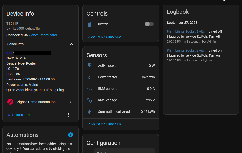 Device Support Request Ts011f Smart Plug Tz3000 Cehuw1lw Issue