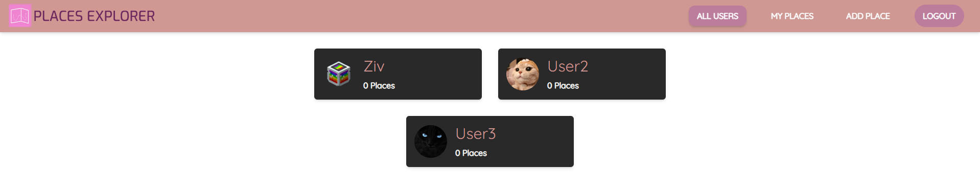 GitHub - zivnadel/places-explorer: A demo web app to share and view locations you and your ...