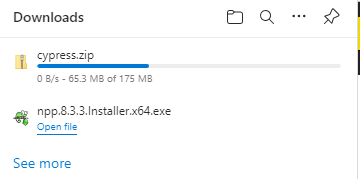"cypress install" stuck in a never ending loop and could not install cypress | Cypress package ...