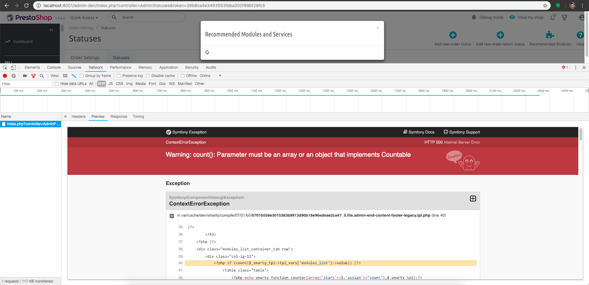 Recommended modules on Shop Parameters > Order Settings > Statuses · Issue #84 · PrestaShopCorp ...