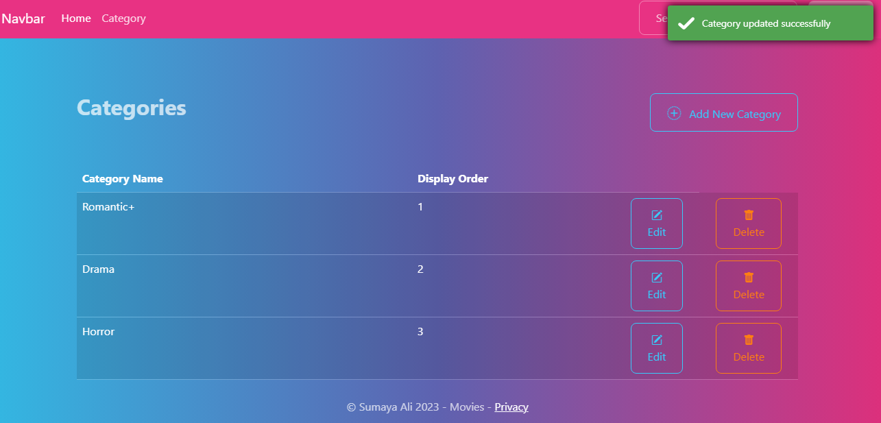 GitHub - Sumaya-Ali/Movies: CRUD operations using dotnet six MVC SQL Server