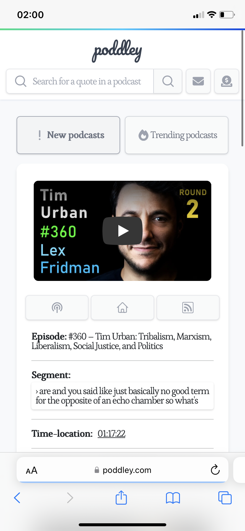 Github Luvnftpodsearch Search Engine For Podcast Transcriptions With Accompanying Youtube 