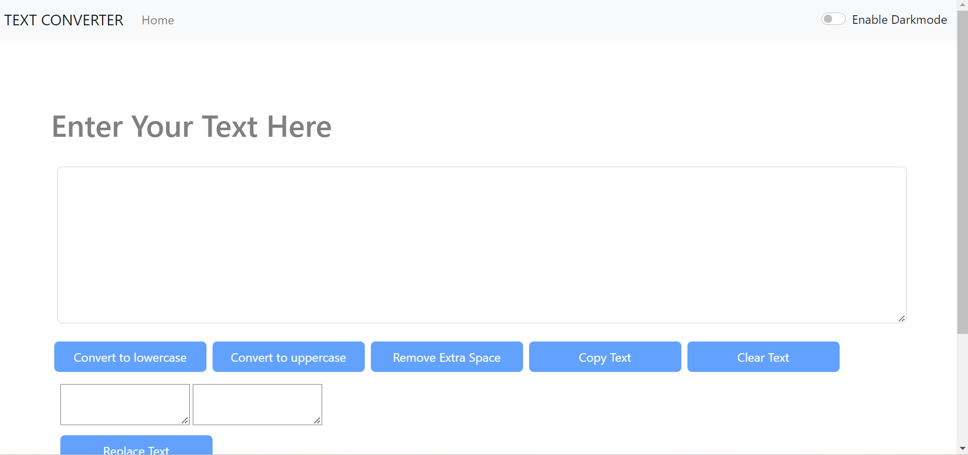 GitHub - sweta1609/TextUtilityapp: This project is created using React it helps you in changing ...