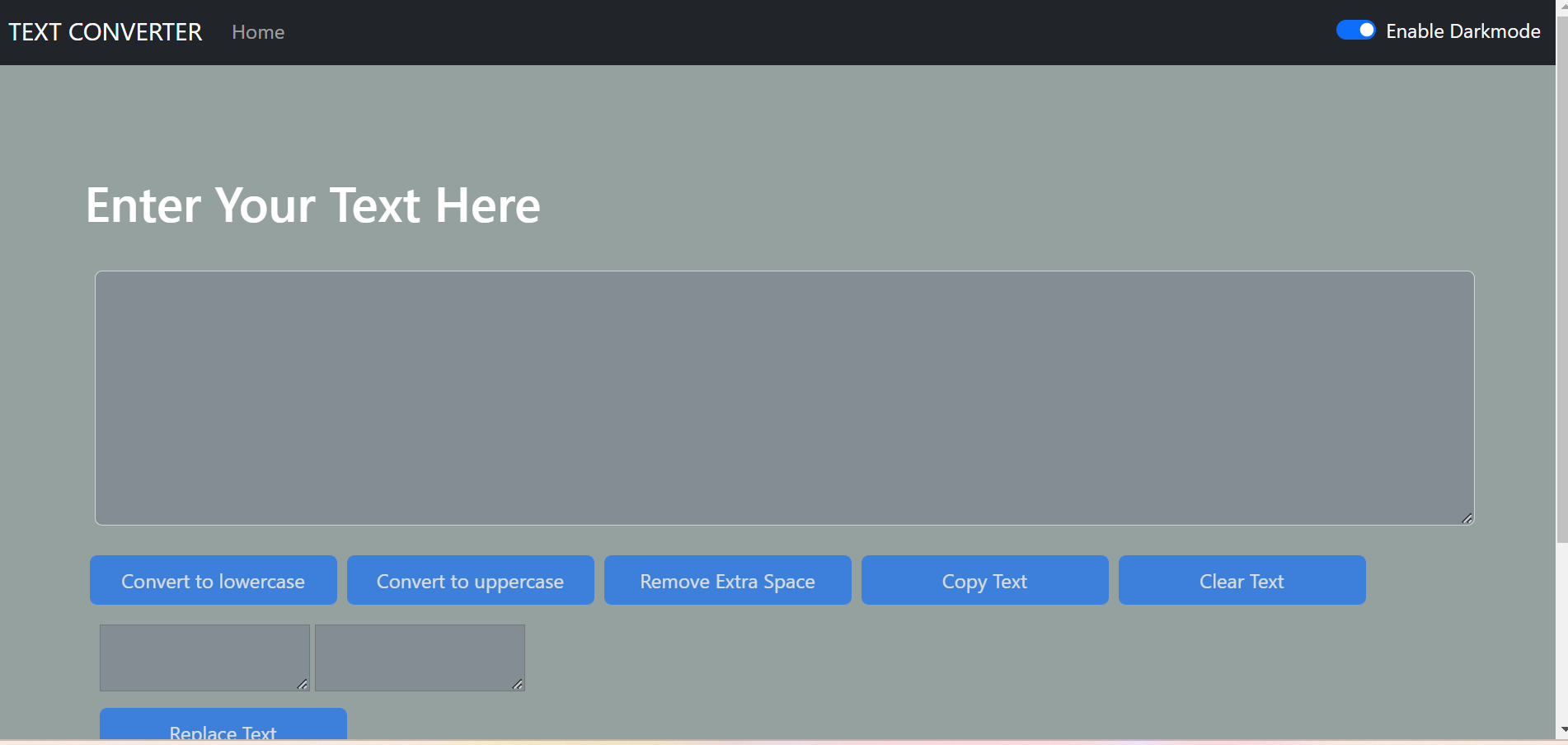 GitHub - sweta1609/TextUtilityapp: This project is created using React it helps you in changing ...