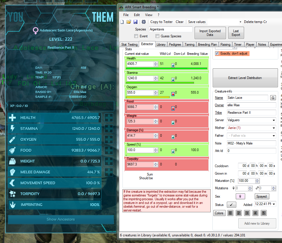 Extraction Issue · Issue #927 · cadon/ARKStatsExtractor · GitHub