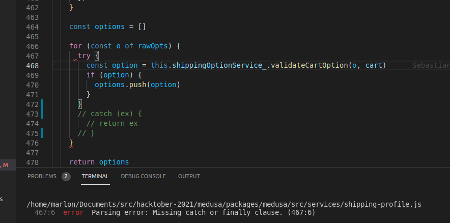 fix: make packages/medusa/src/services/shipping-profile.js pass eslint ...