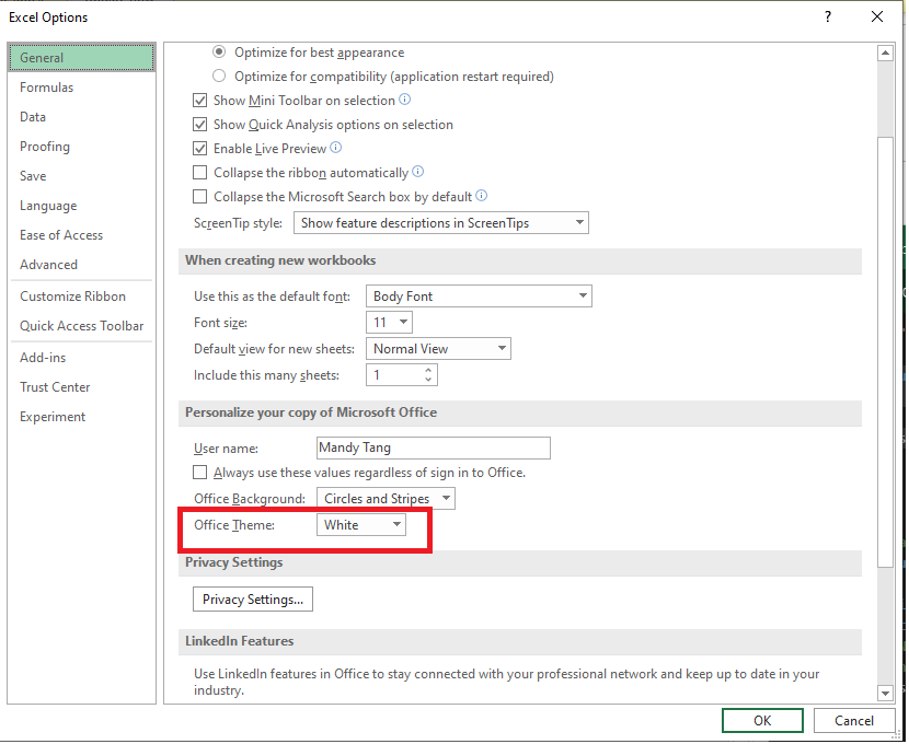The Value of Office.context.OfficeTheme is not Changed When Changing ...