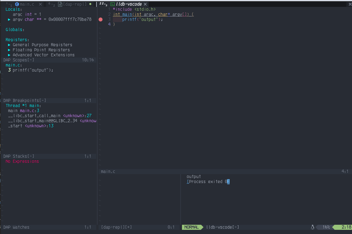 Add Intergrated Terminal Element · Issue 88 · Rcarriganvim Dap Ui · Github 