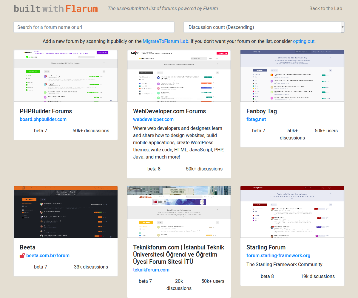 Built with Flarum logo · Issue #7 · migratetoflarum/lab.migratetoflarum.com · GitHub