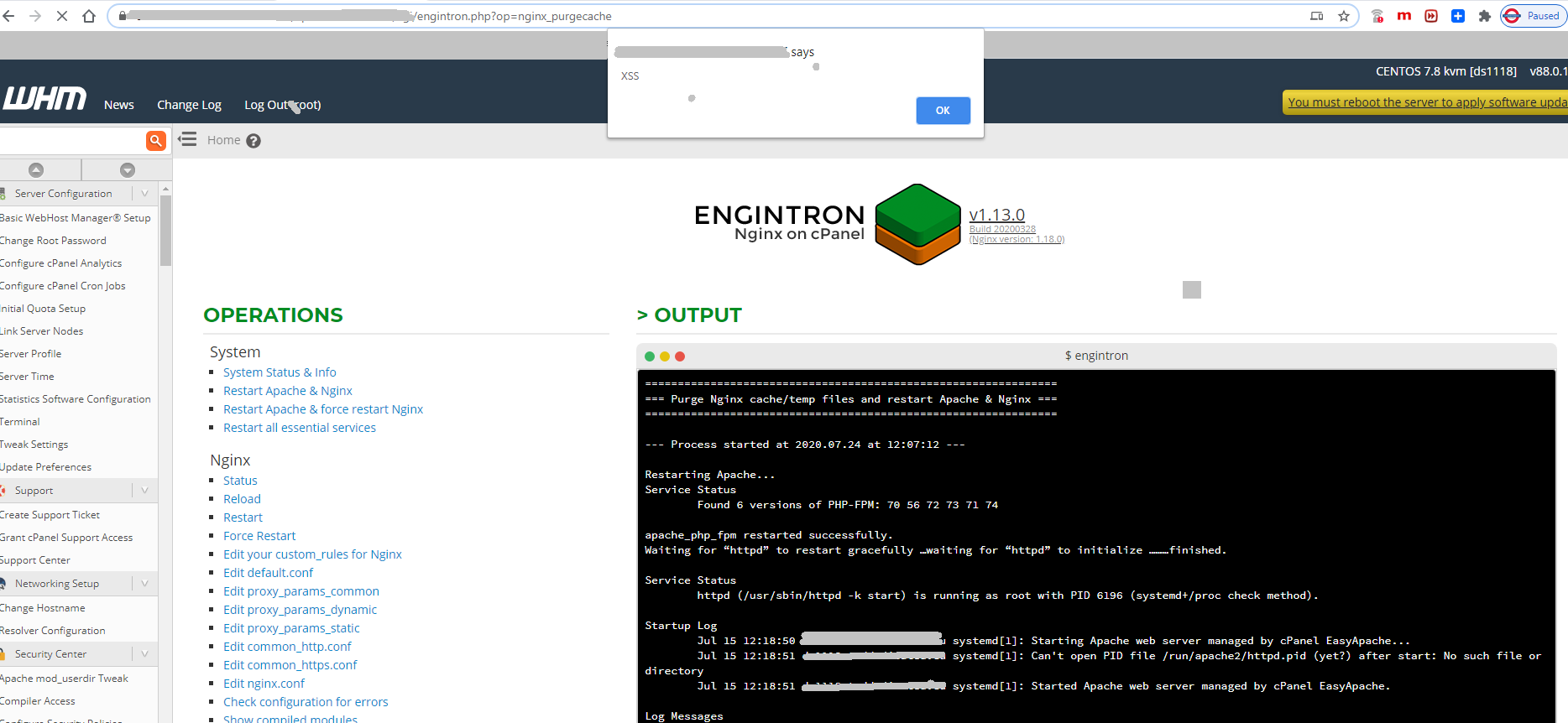 XSS related issue with nginx engintron running on Apache/cPanel · Issue #1218 · engintron ...