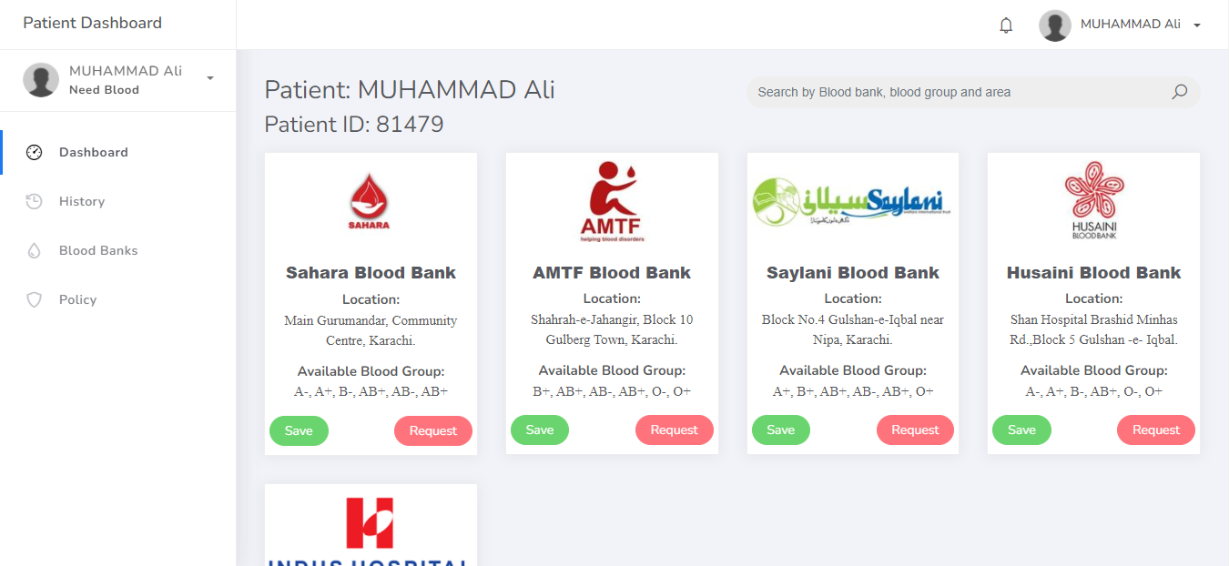 GitHub - samipak458/Blood-Support: Bridge the gap between blood donors & patients and hospitals ...