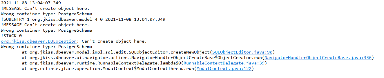 Postgresql : Cannot create new Indexes · Issue #14500 · dbeaver/dbeaver · GitHub