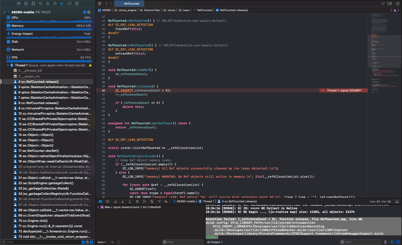 360 071301 Ios Crash · Issue 12018 · Cocoscocos Engine · Github 