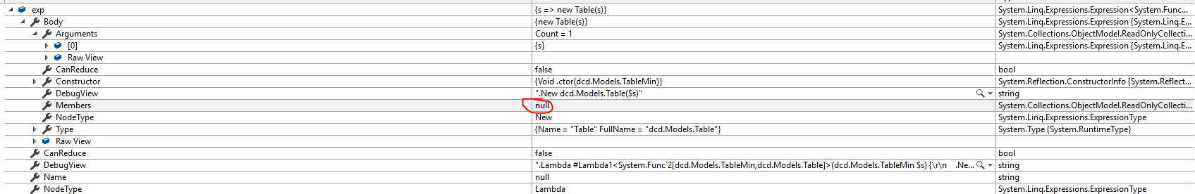 Select(s=> new ClassName(s)) - throws · Issue #539 · DotNetNext/SqlSugar · GitHub