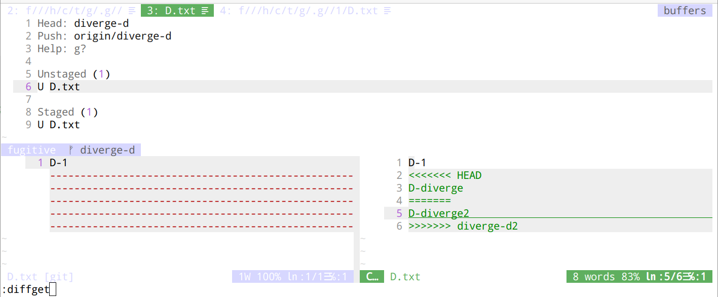 Does the 3-way diff deprecated ? · Issue #2108 · tpope/vim-fugitive · GitHub