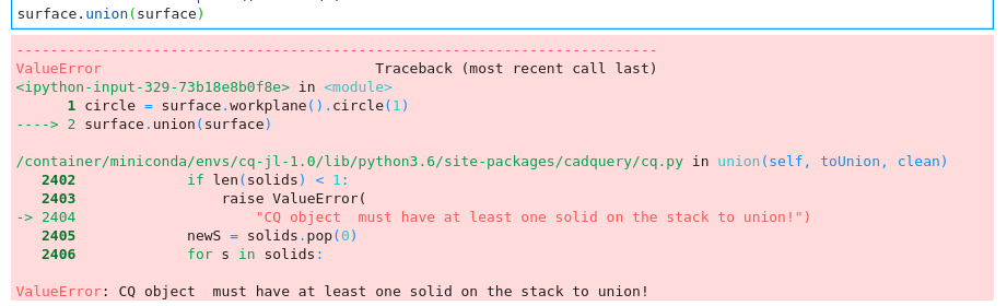 Question: fitting a shape in a surface · Issue #191 · CadQuery/cadquery ...