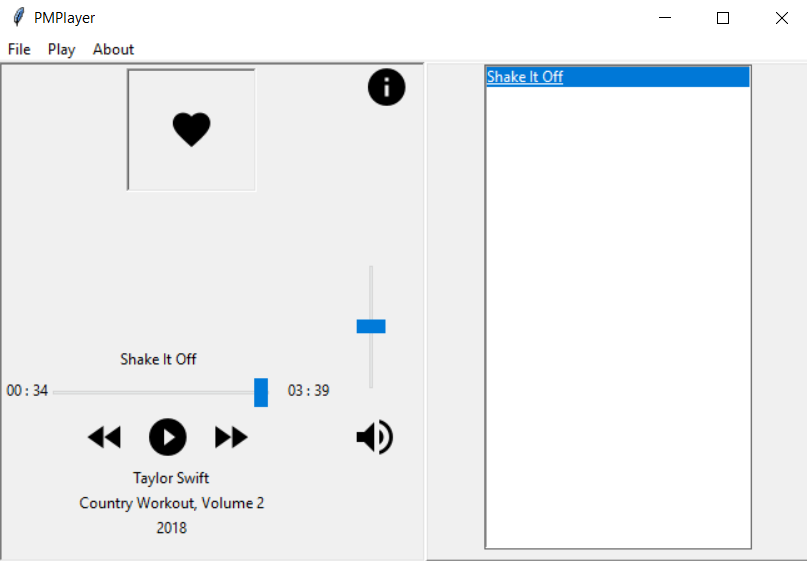 GitHub - Prathamesh-M/PMPlayer: This is python based music player for desktop users.