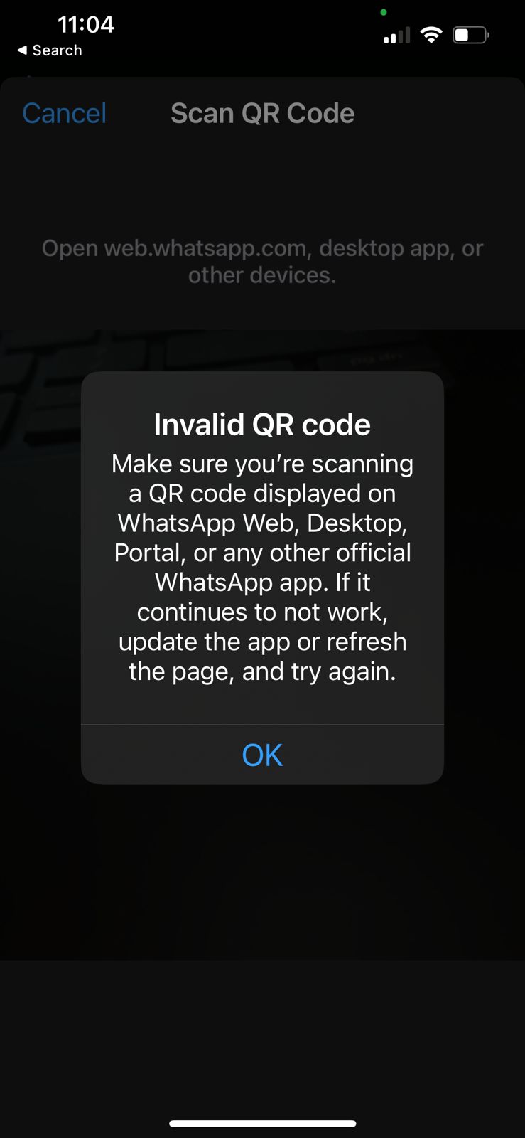Invalid QR code · Issue #73 · aldinokemal/go-whatsapp-web-multidevice ...