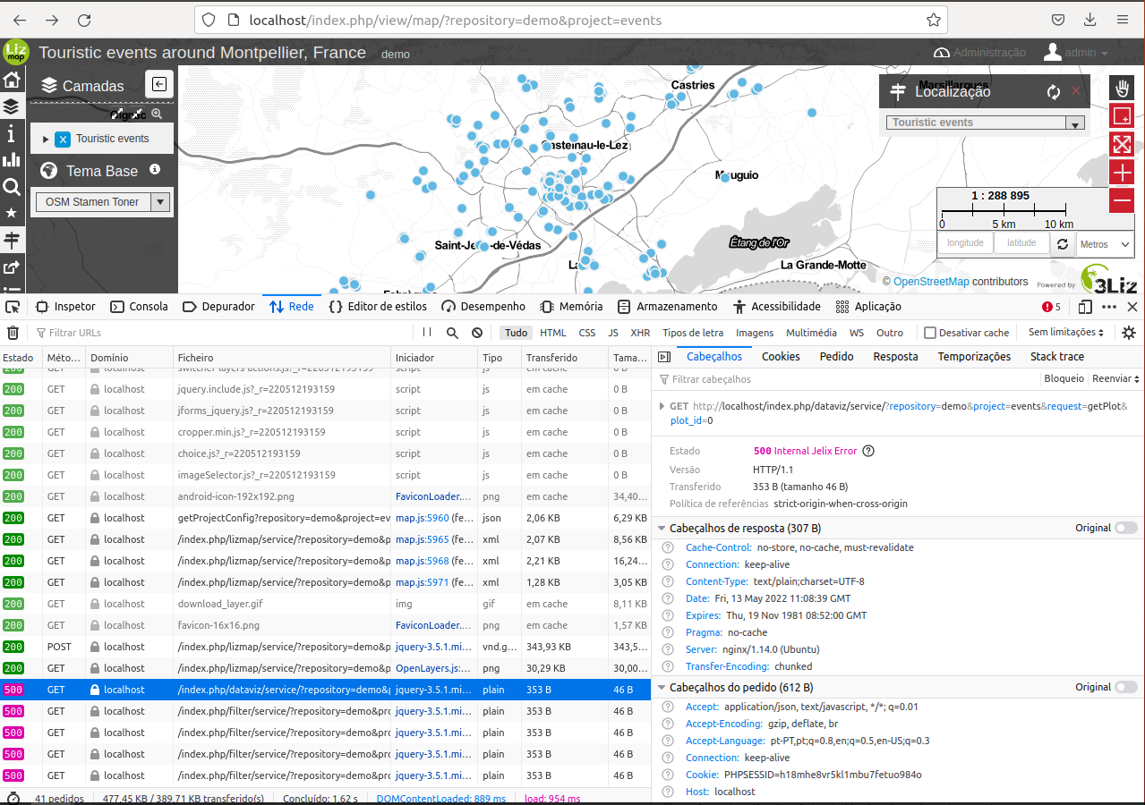 [Bug]: Lizmap 3.5.3 - Error 500 · Issue #2996 · 3liz/lizmap-web-client · GitHub