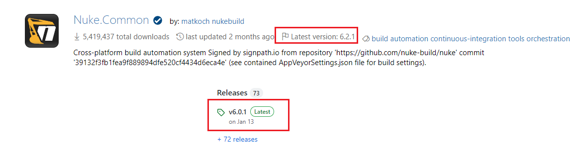 Latest Version · Issue 1049 · Nuke Build Nuke · Github