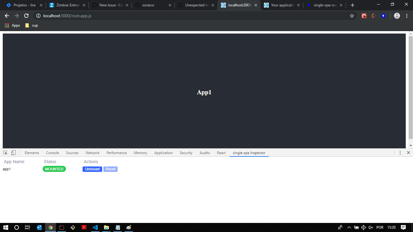 Application app1 died in status LOADING_SOURCE_CODE: Unexpected token