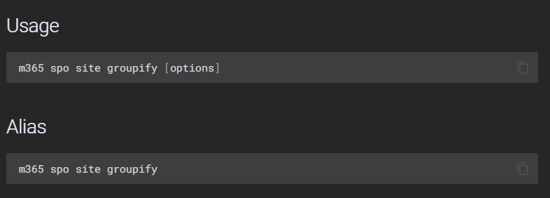Revisit and remove unnecessary Aliasses · Issue #3644 · pnp/cli-microsoft365 · GitHub