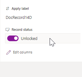 New Command: Lock Record Item that has been labeled by a Purview Retention Label · Issue #4237 ...