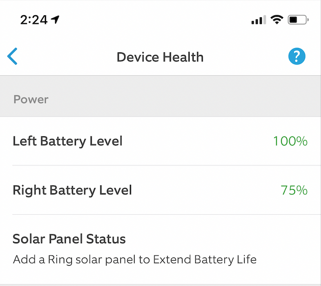 Spotlight cam always reports 100% battery level · Issue #206 · dgreif/ring · GitHub