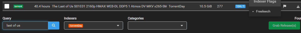 TorrentDay Freeleech checkbox · Issue #1335 · Prowlarr/Prowlarr · GitHub