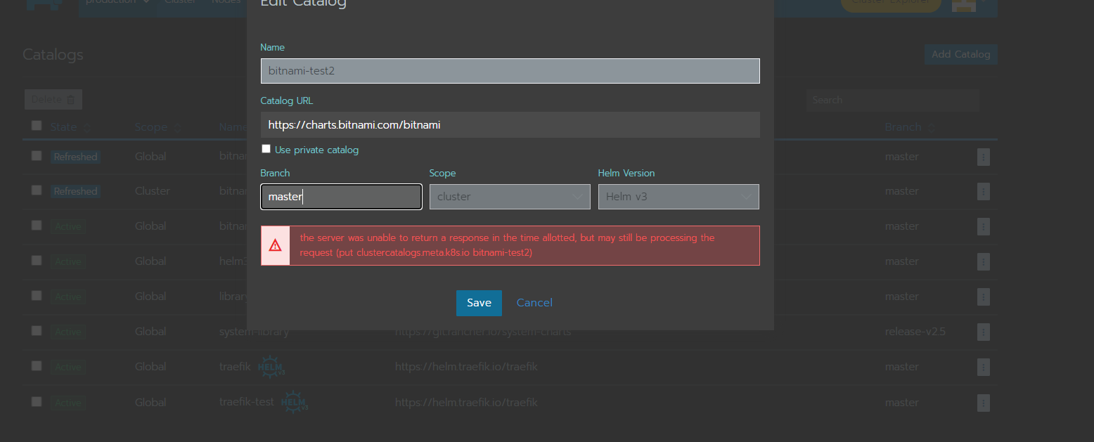 Bitnami Chart fails to refresh, causing Rancher Backup Restore timeouts and loops · Issue #31940 ...