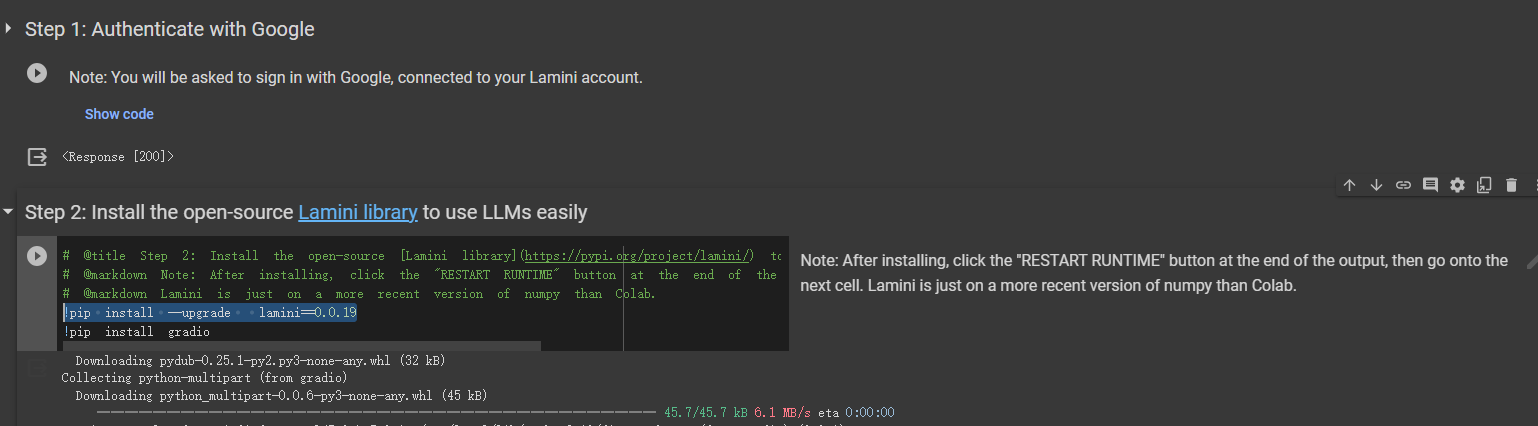 Colab examples"Question-Answer LLM Finetuning" Error · Issue #27 · lamini-ai/lamini · GitHub