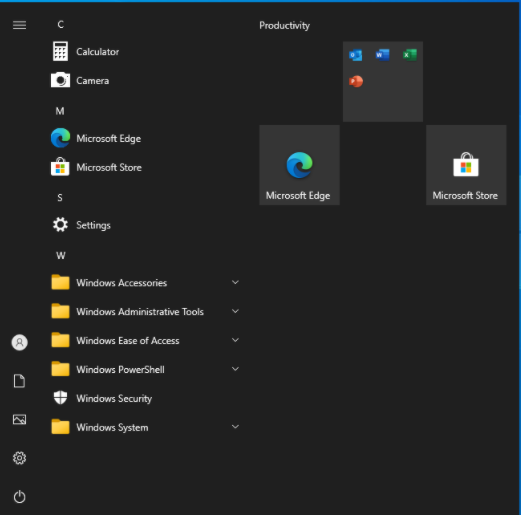 Remove all start menu tiles · Issue #1 · neolectron/Windows11-betterUX ...