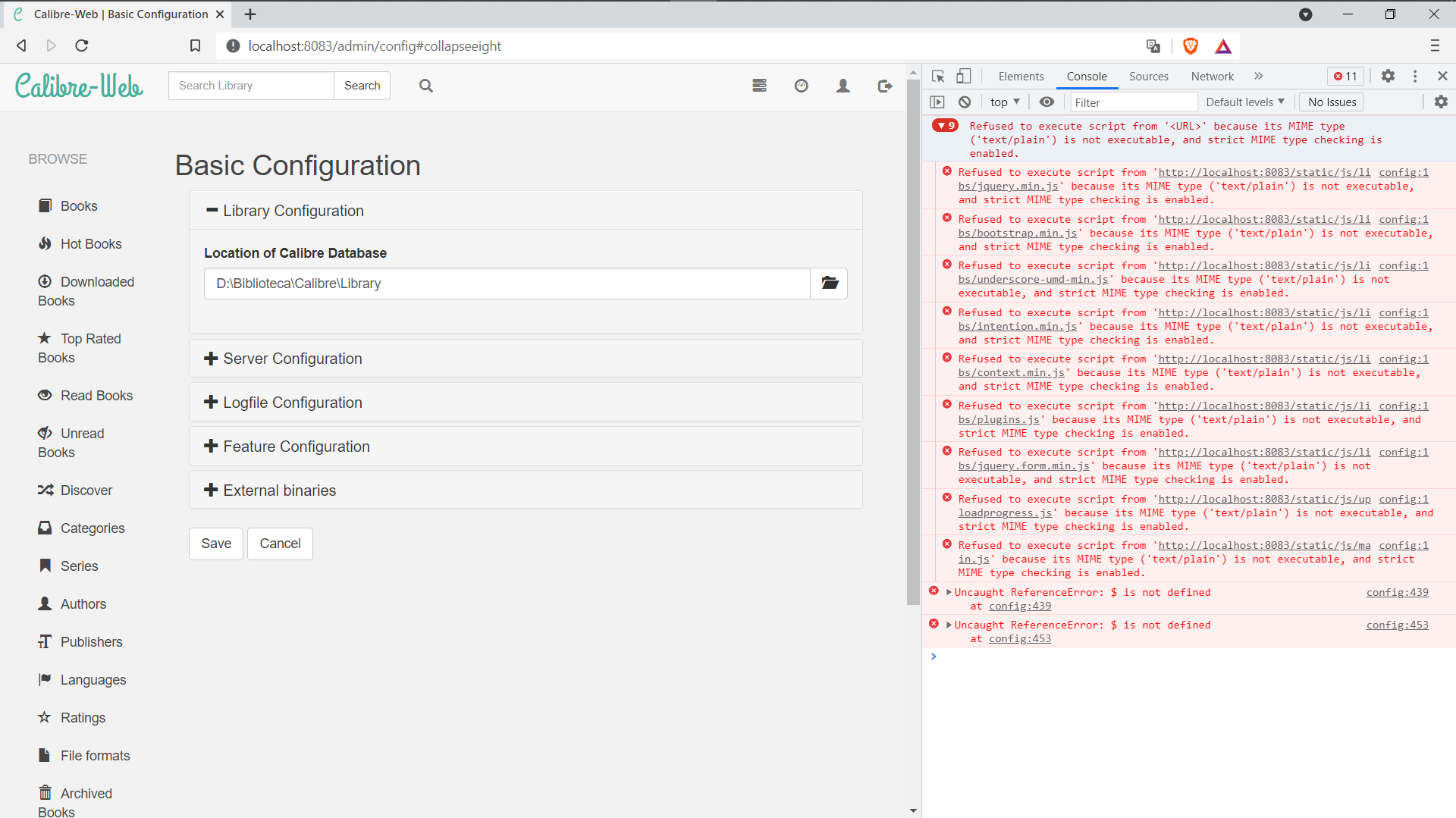 Refused To Execute Script From Because Its Mime Type Text Plain Is Not Executable And