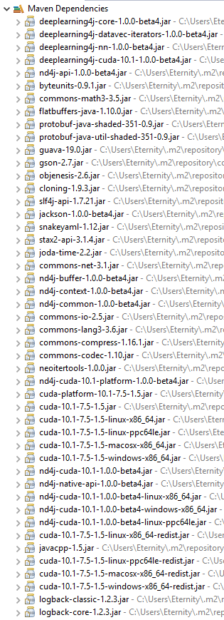 no nd4jcuda in java.library.path · Issue #7990 · deeplearning4j/deeplearning4j · GitHub