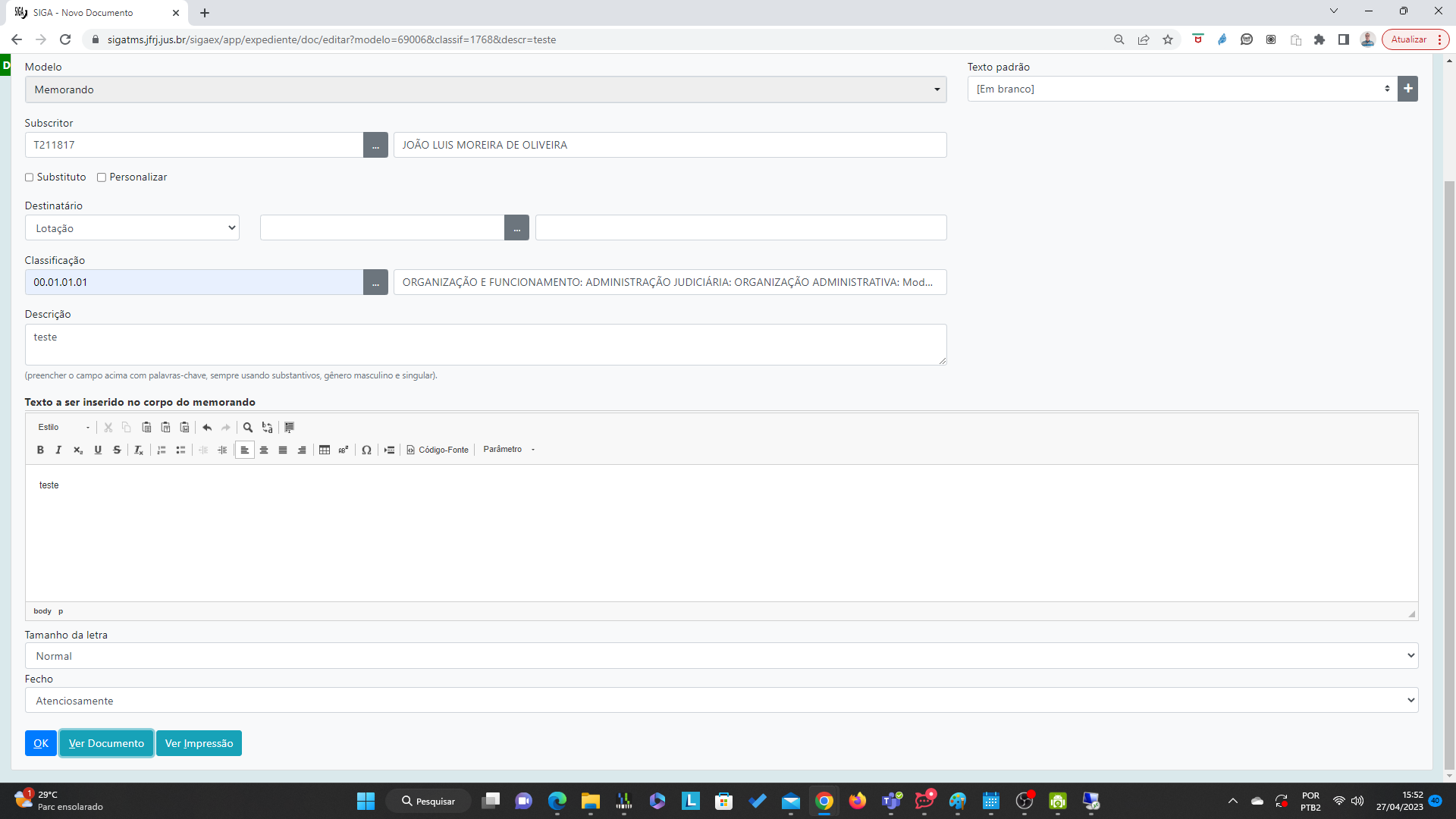 DOC: Erro no botão [Ver documento] ao se criar um novo documento · Issue #2341 · projeto-siga ...