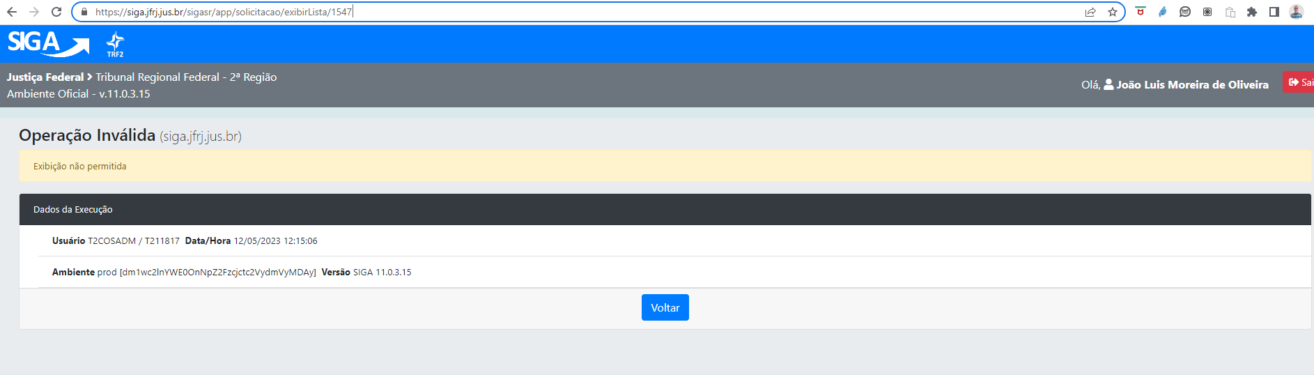 SR- Usuário com permissão em uma lista de prioridades de consulta não consegue visualizar a ...