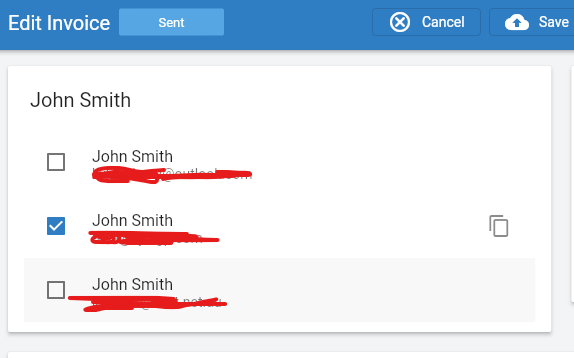 Payment emails being sent to all contacts, not just selected in invoice · Issue #7495 ...