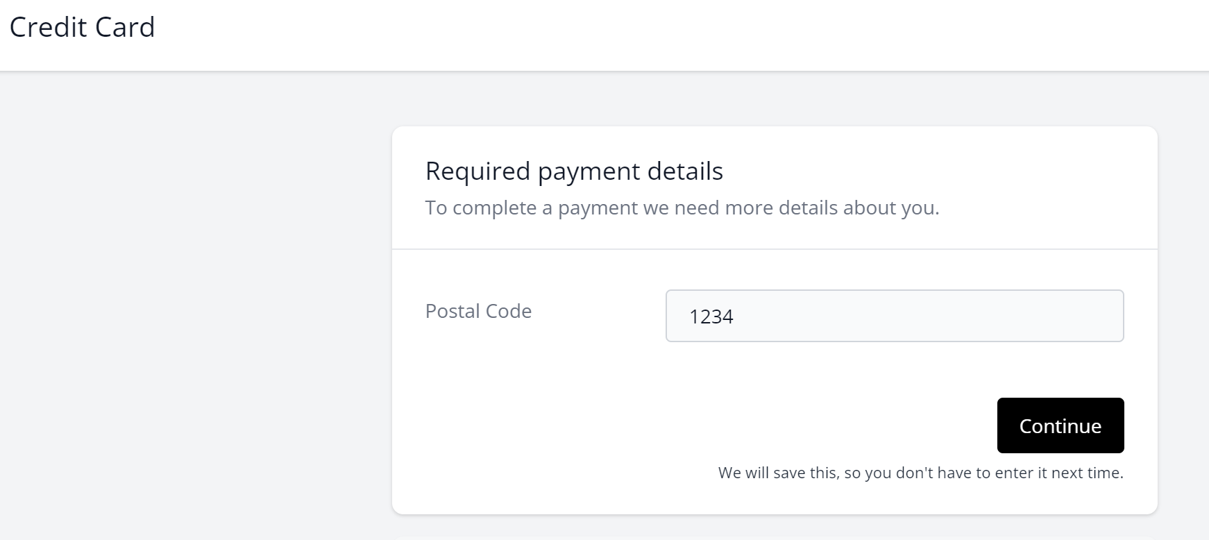 Square Payment Gateway Postal Code Can Be Unticked But Is Still