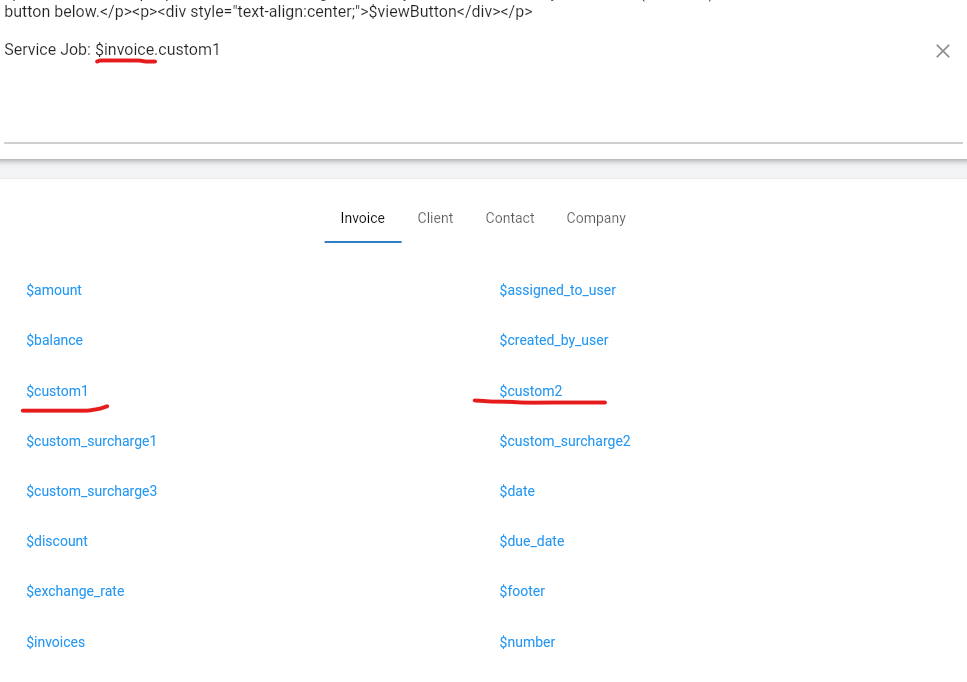 Invoice variables list doesn't include the appropriate prefix · Issue #536 · invoiceninja/admin ...