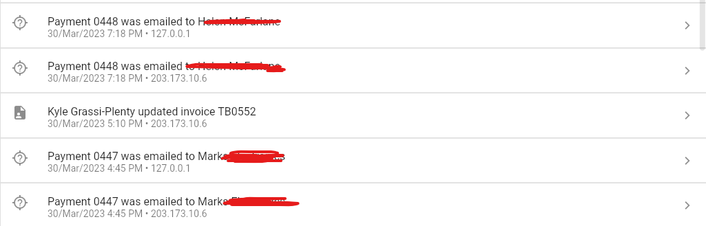 Email activity shows up twice · Issue #8411 · invoiceninja/invoiceninja · GitHub