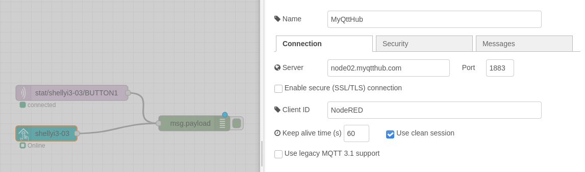connecting to Broker fail · Issue #25 · DaveMDS/node-red-contrib-tasmota · GitHub