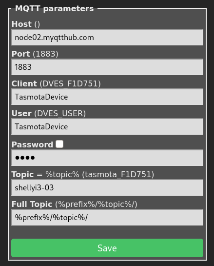 connecting to Broker fail · Issue #25 · DaveMDS/node-red-contrib-tasmota · GitHub