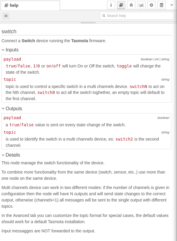 How to request updated value in Switch Node · Issue #29 · DaveMDS/node-red-contrib-tasmota · GitHub