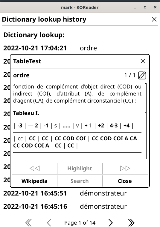 Handling of table-blocks in dictionary is wrong. · Issue #9626 · koreader/koreader · GitHub