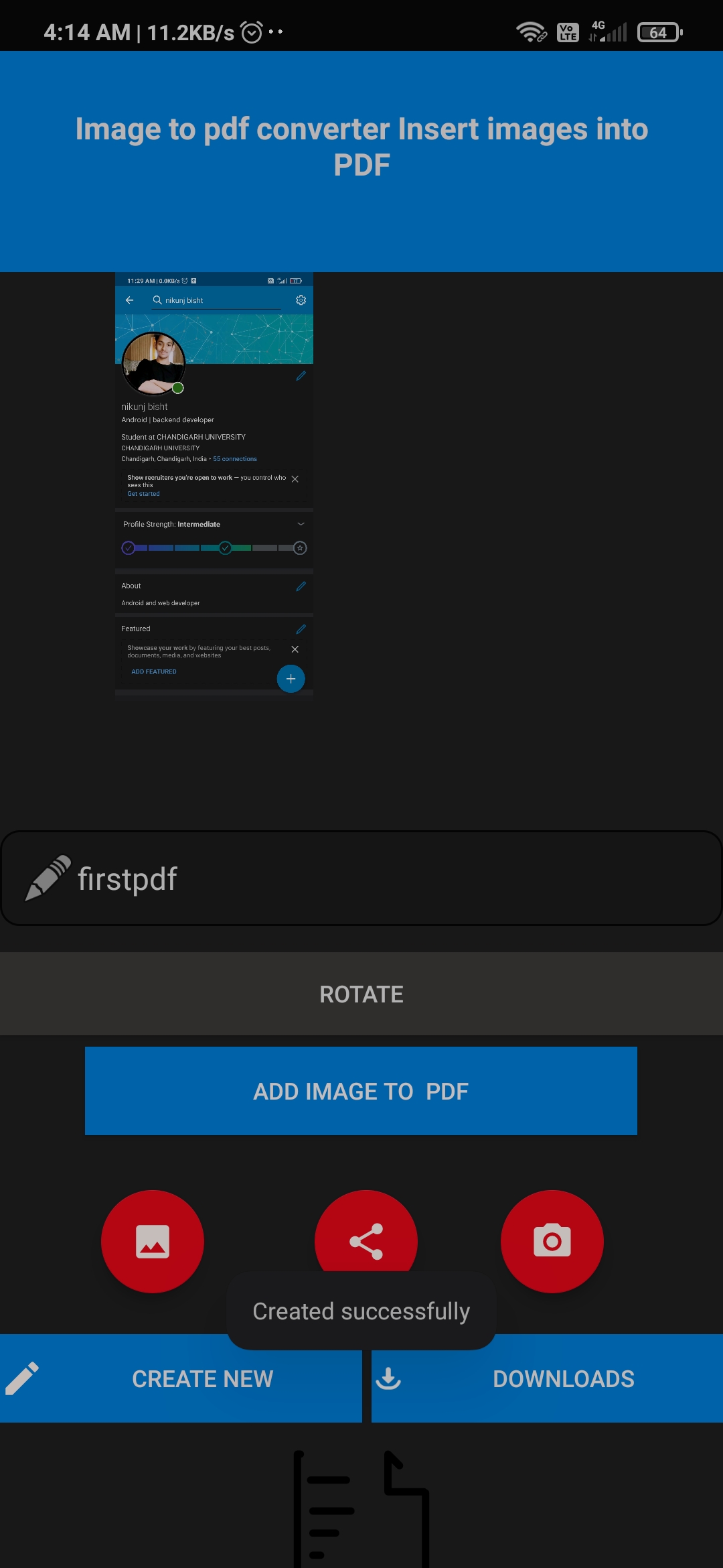 GitHub - Nikunj-bisht/Image-to-pdf-converter: Android app to create PDF ... GitHub - Nikunj-bisht/Image-to-pdf-converter: Android app to create PDF ...