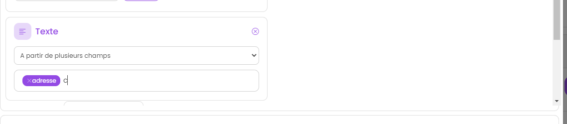 MEG - VSR - Générateur de template - a partir de plusieurs champs : affichage des champs · Issue ...