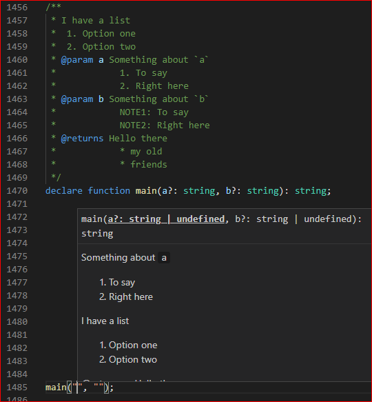 IntelliSense Should Maintain Multi-Line-Ness, Even if Not a List ...