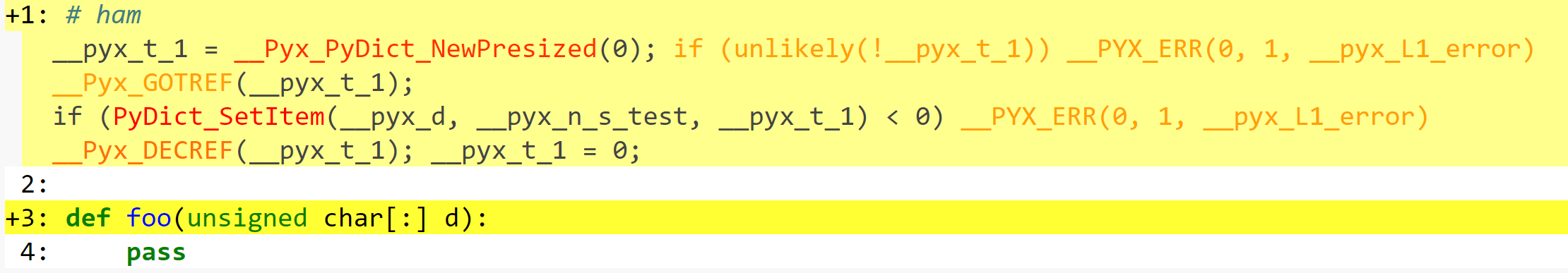 [BUG] Declaration of the memoryview breaks annotation. · Issue #4402 · cython/cython · GitHub