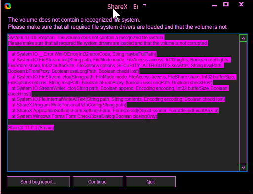 Stopped working in W8Pro · Issue #2945 · ShareX/ShareX · GitHub